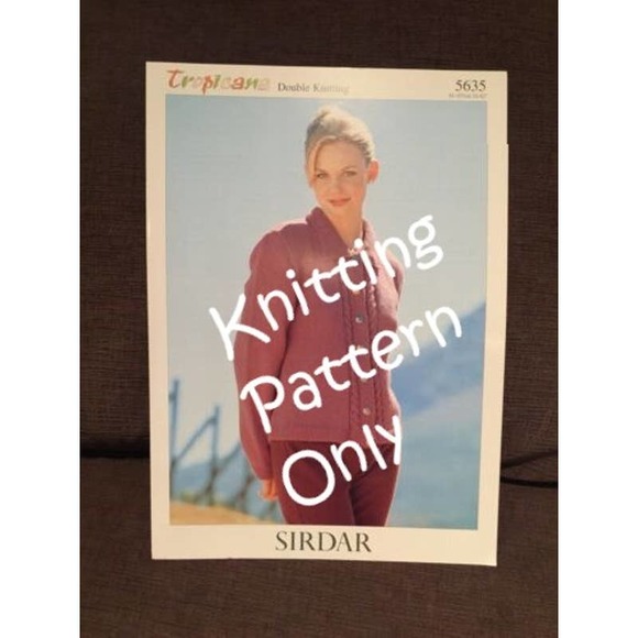 Sirdar | Art | New Sirdar 5635 Tropicana Double Knitting Cardigan ...